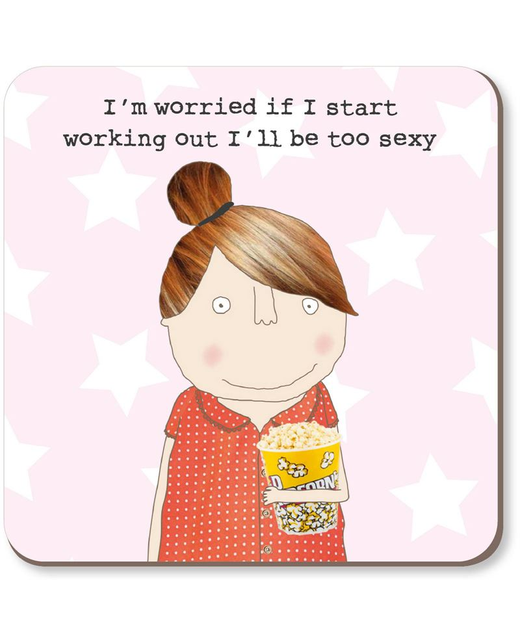 Rosie Made a Thing Too Sexy Coaster - Brand-Rosie Made a Thing ...