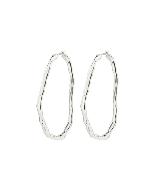 Pilgrim Light Recycled Large Hoops - Brand-Pilgrim : Preview & District - Pilgrim W24