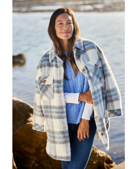 Elm Victory Check Shacket - Brand-Elm : Preview & District - Elm W24 Sale