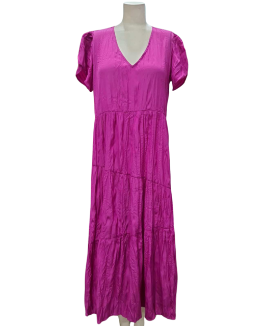 Preen Tiered V Neck Dress - Brand-Preen : Preview & District - Preen ...