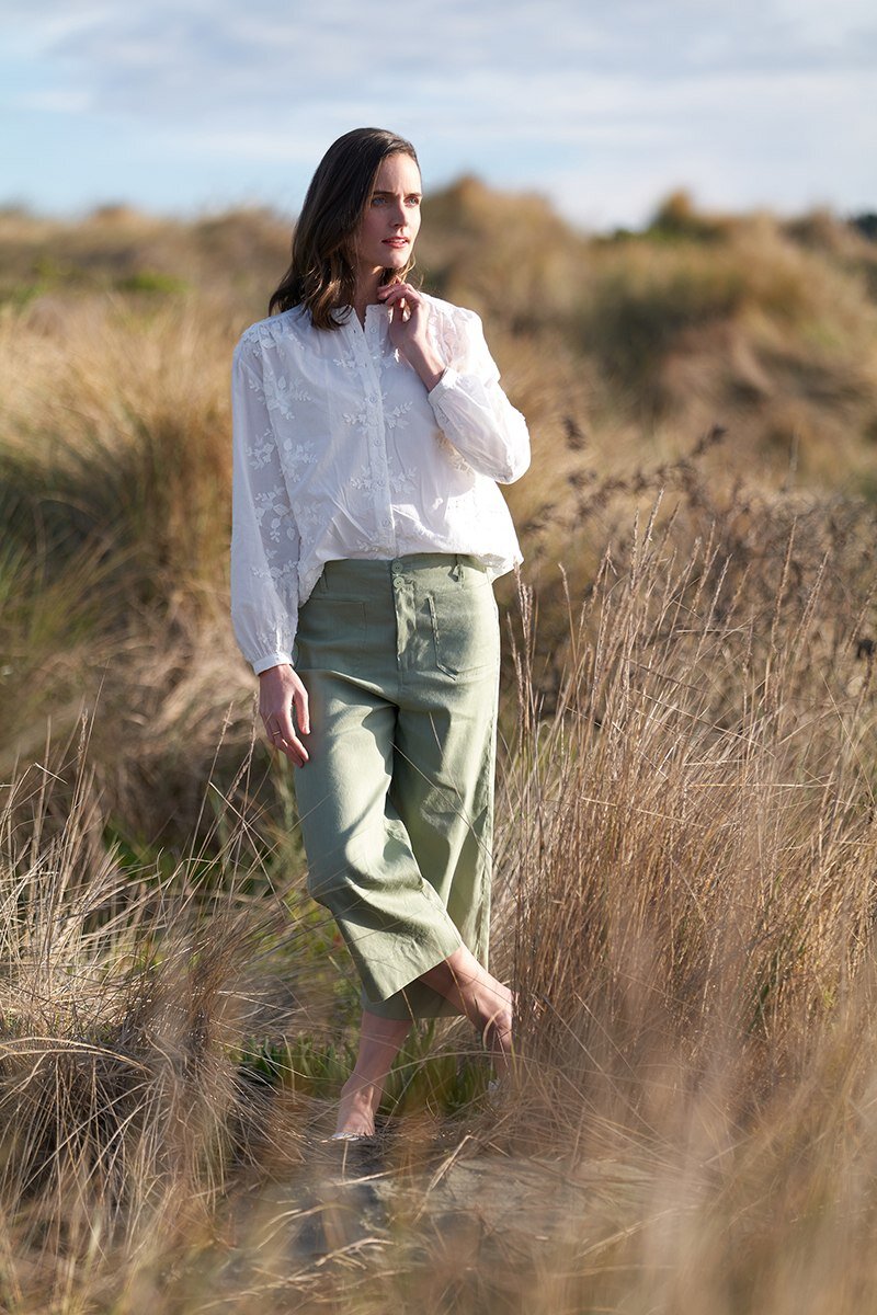 Oh3 Textured Blouse - Brand-Oh3 : Preview & District - OH3 S24 Sale