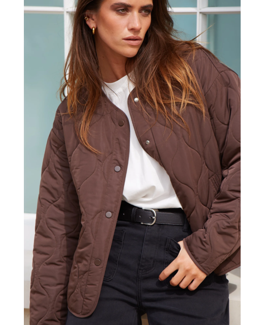 Stories Be Told Apex Collarless Puffer Jacket - Brand-F&F Labels (Among ...